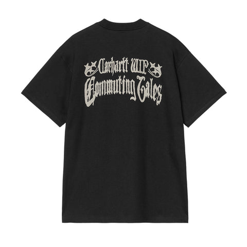 CARHARTT WIP S/S COMMUTING TALES T-SHIRT // BLACK. – Collateral