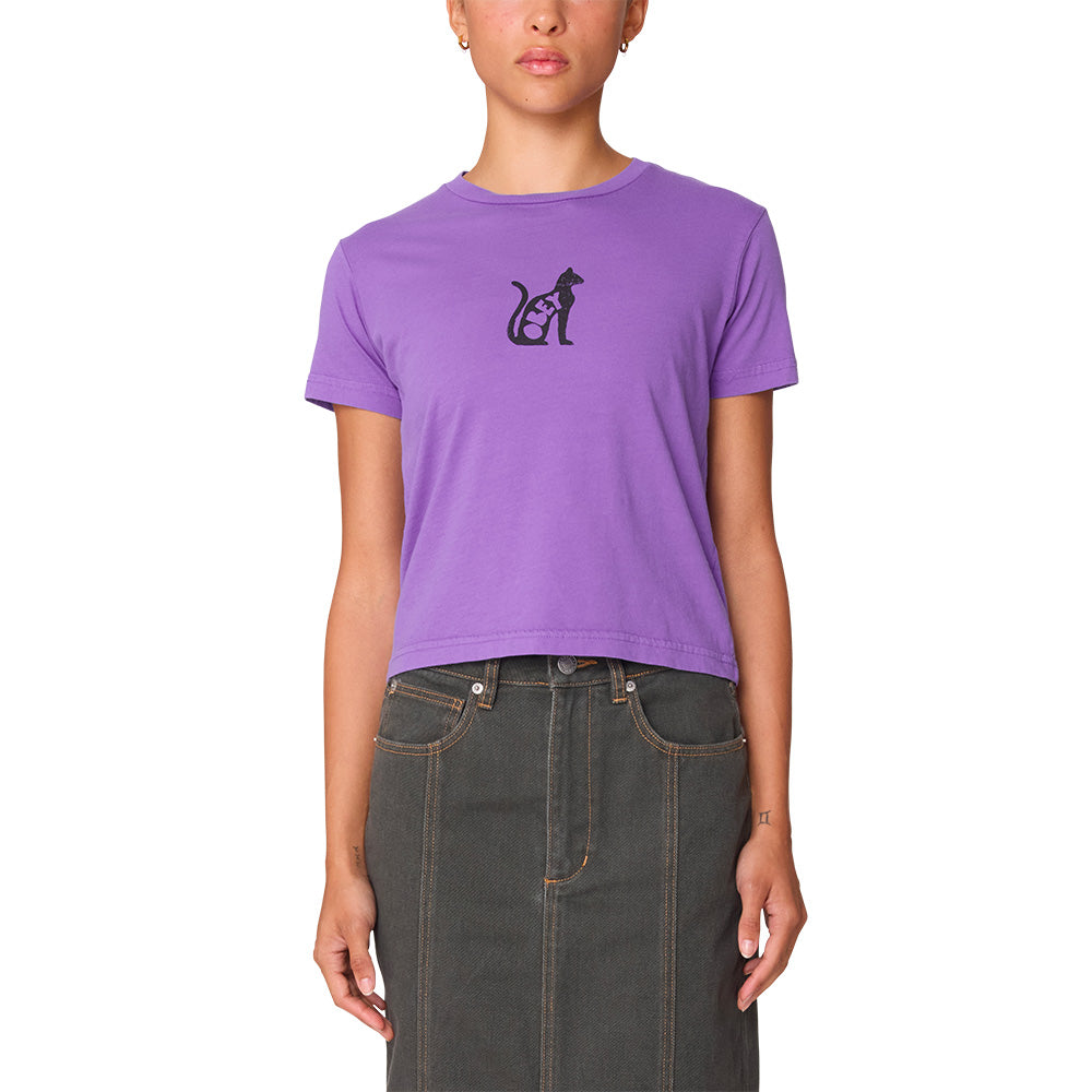 OBEY CAT TEE SS // PURPLE OPULENCE. – Collateral